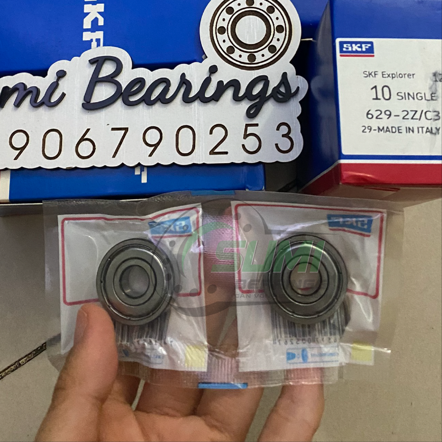 Vòng bi tròn 629-2Z SKF - VÒNG BI CHÍNH HÃNG SUMI